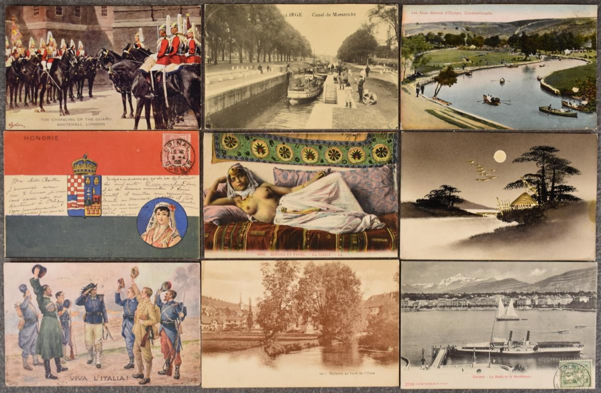 TIMBRES-CARTES POSTALES-MONNAIE-VIEUX PAPIERS