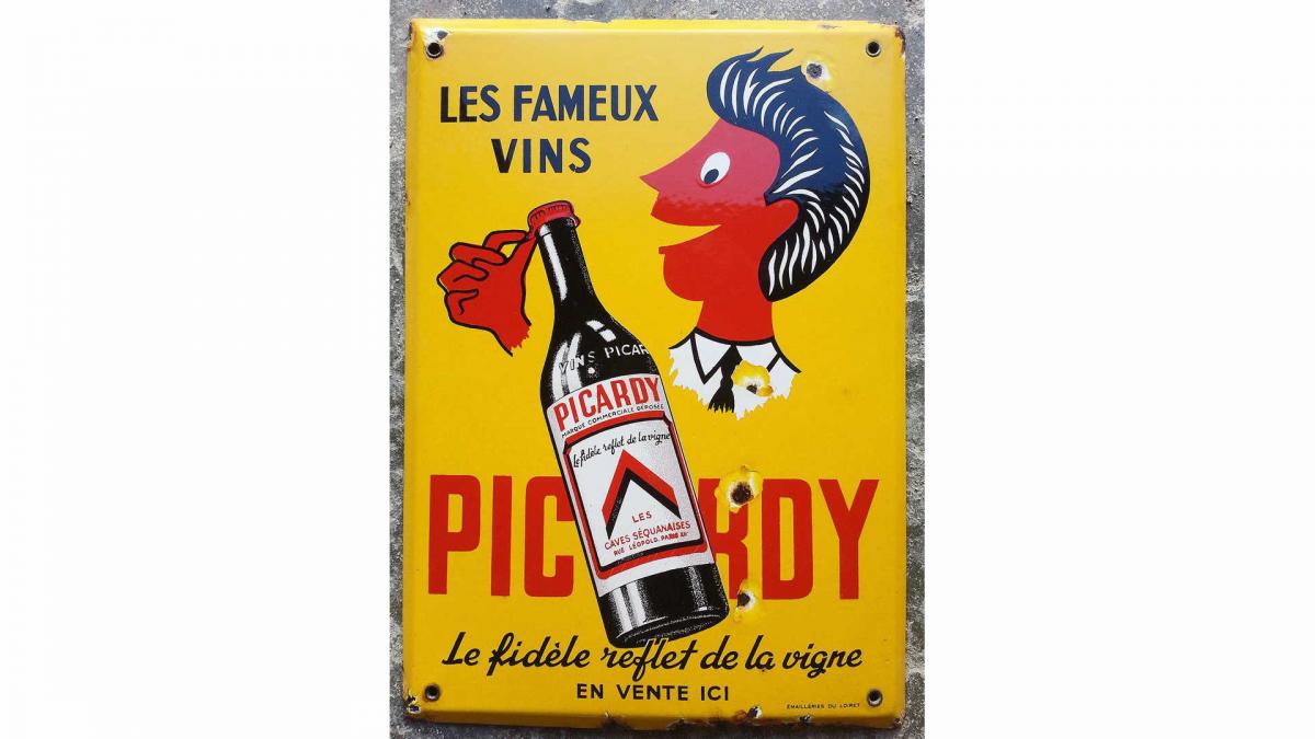 Collection de 300 Plaques publicitaires émaillées ancienne